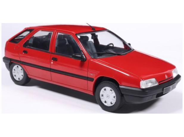 Citroen ZX Red 1991 1:24 Scale WhiteBox Diecast Model Car