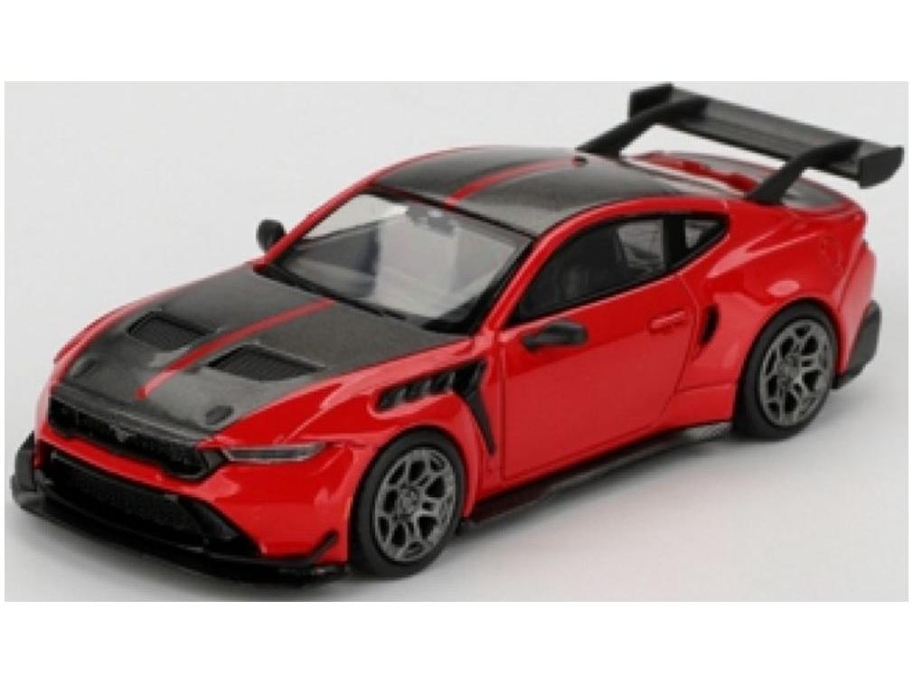 Ford Mustang GTD Race Red (LHD) 1:64 Scale MINI GT Diecast Model Car