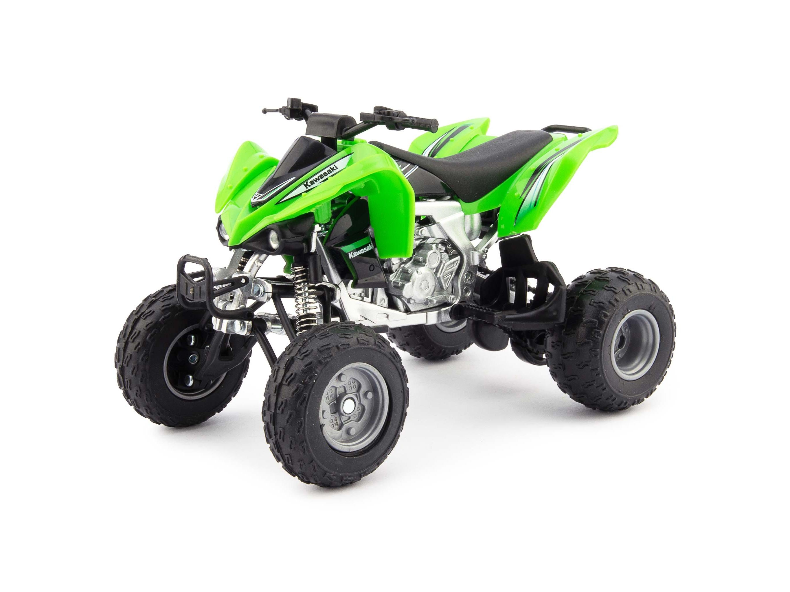 Kawasaki KFX 450 R Green 1:12 Scale NewRay Diecast Model Quad Bike