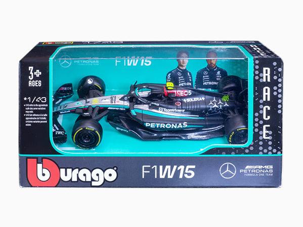 Mercedes W15 Lewis Hamilton #44 F1 2024 Miniature Moulée sous Pression ...