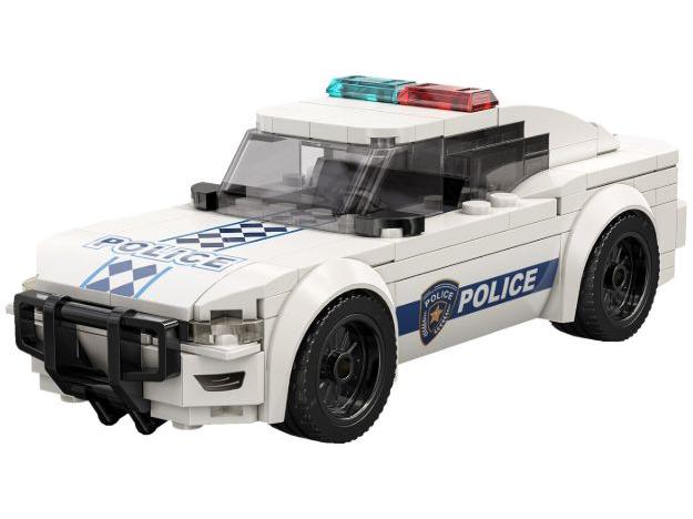 Midnight Pursuit Police Car Brick Builder (156 pcs) Cada Kit