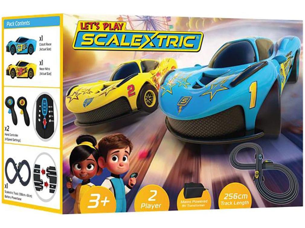 My First Scalextric Let's Play! Mains Powered Race Set 1:64 Scale