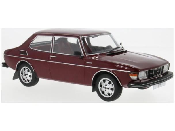 Saab 99 EMS Dark Red 1977 1:18 Scale Model Car Group Diecast Model Car
