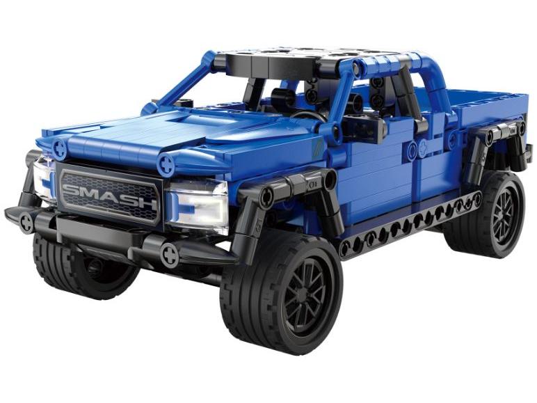Smash Off-Roader Pull Back Brick Builder Blue (390pcs) Cada Kit