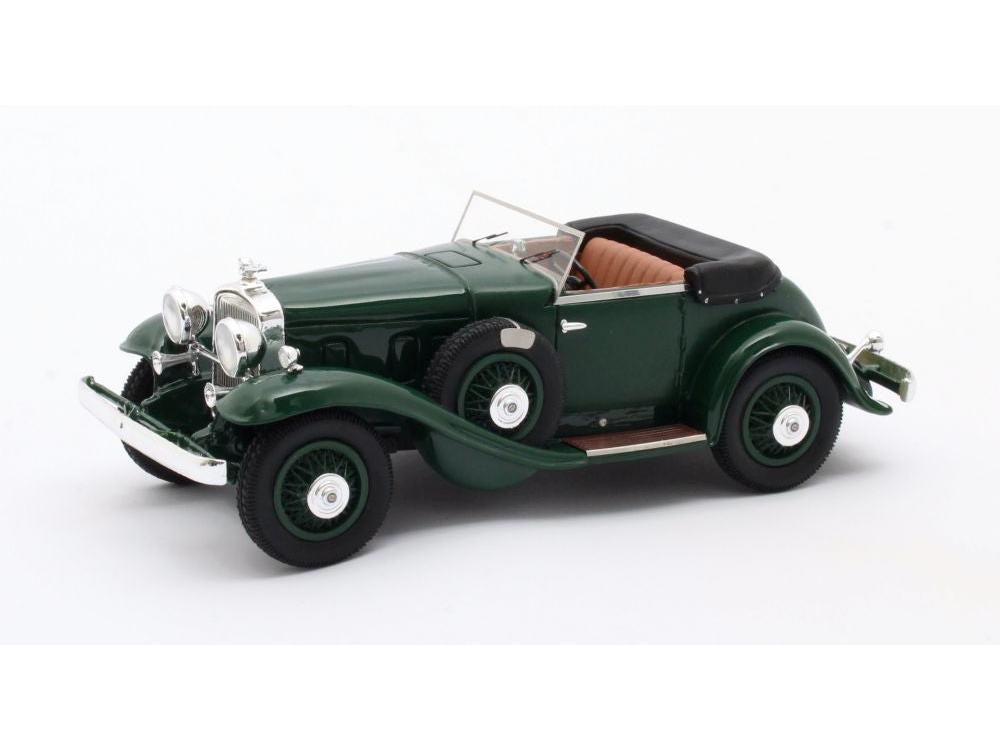 Stutz DV32 Bearcat Open Green 1932 1:43 Scale Matrix Resin Model Car