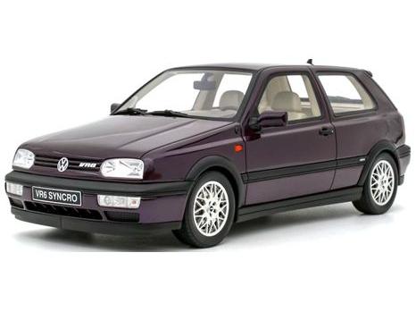 Volkswagen Golf Mk3 VR 6 Syncro 1995 Purple 1:18 Scale OttOmobile Resin ...
