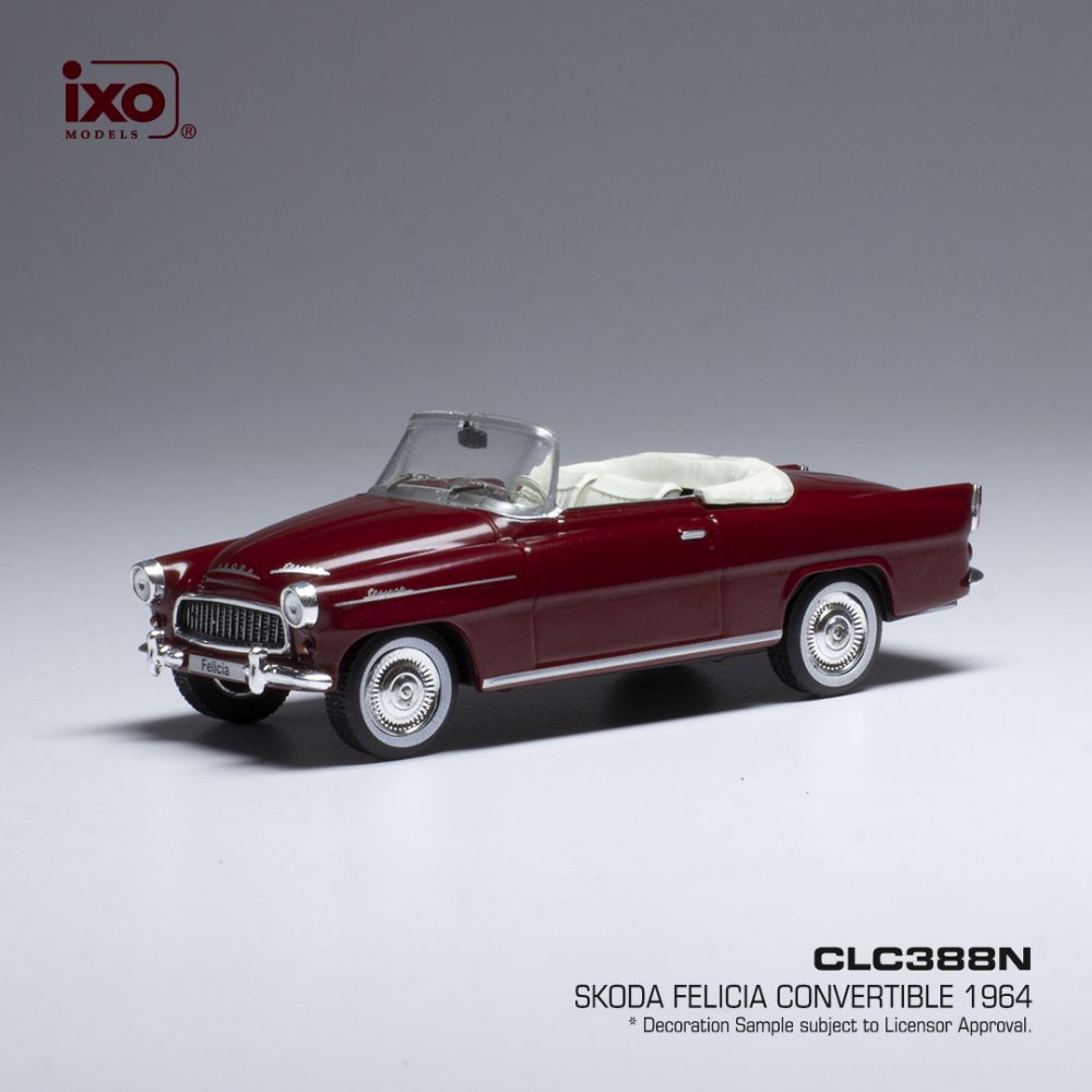 Skoda Felicia Roadster Red 1959 1:43 Scale IXO Diecast Model Car