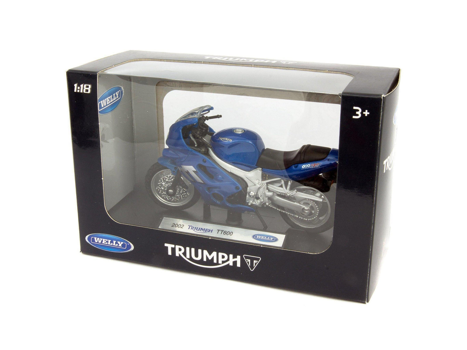 Triumph TT600 2002 blue 1:18 Diecast Model Motorcycle