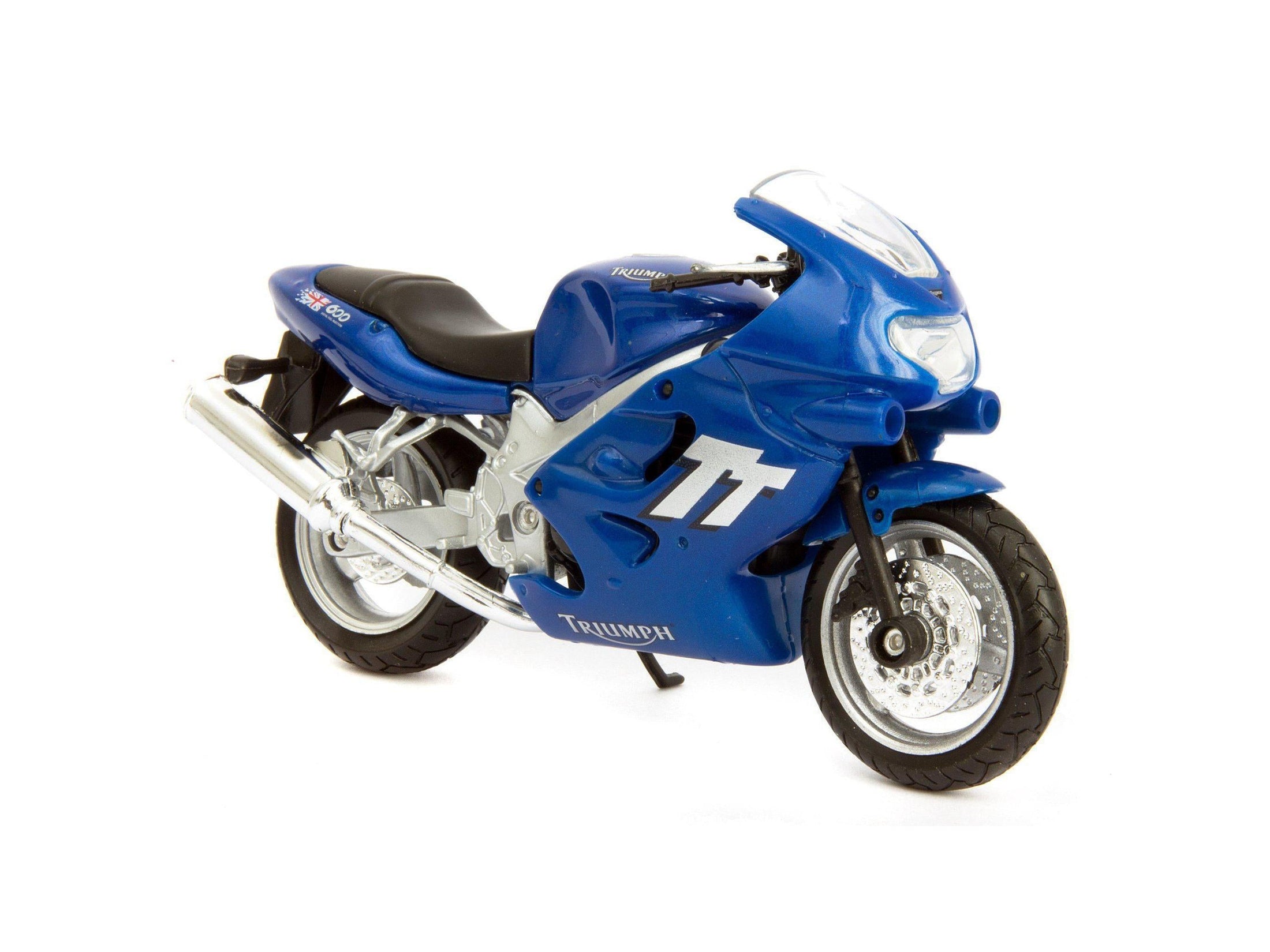 Triumph TT600 2002 blue 1:18 Diecast Model Motorcycle