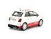 Fiat 500 Abarth R3T 2009 white - 1:24 Scale